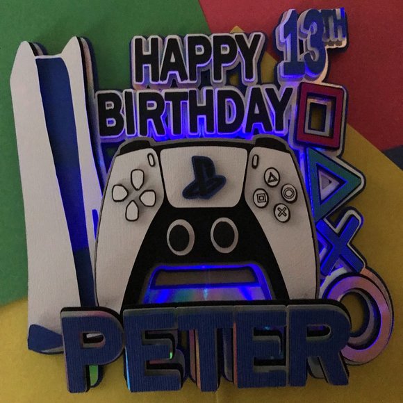 Handmade | Other | Video Game Cake Topper 3d | Poshmark